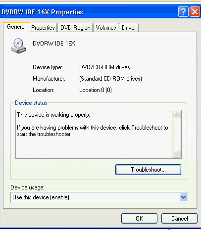 DVD-RW Problem